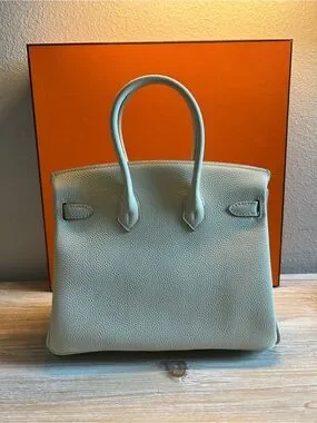Unbranded | Bags | Birkin 25 In White Leather | Poshmark
